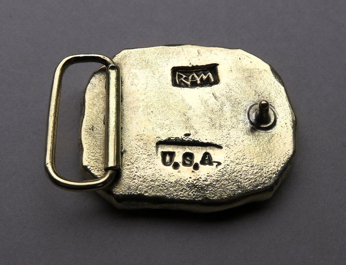 Flying Anvils Forged Bronze Belt Buckle - Etsy