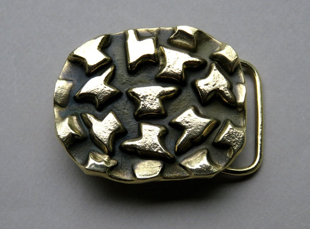 Flying Anvils Forged Bronze Belt Buckle - Etsy