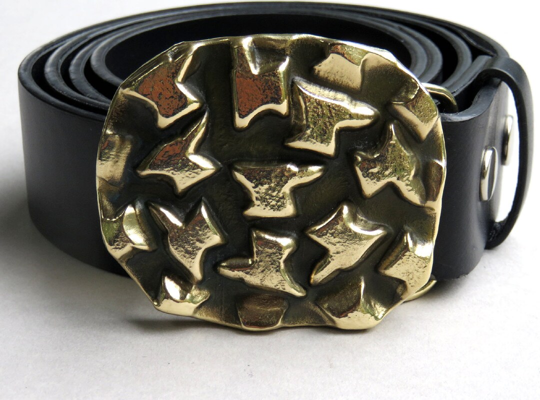 Flying Anvils Forged Bronze Belt Buckle - Etsy
