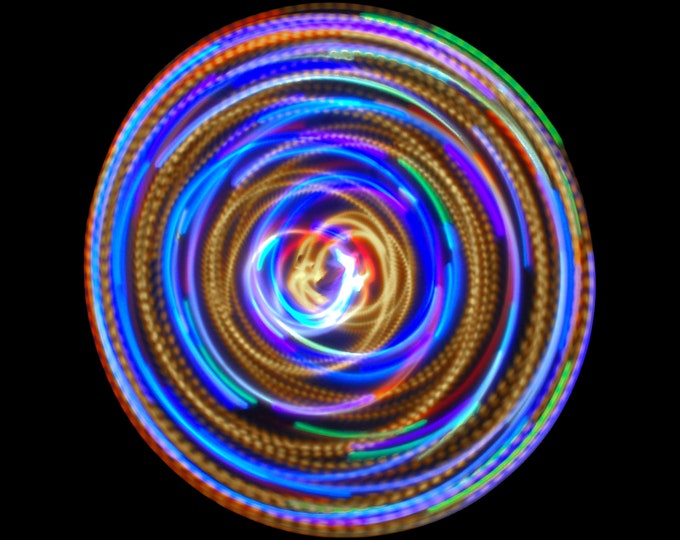 32" in 3/4" HDPE - Rainbow Halo LED Hula Hoop - Ready to Ship - Etsy