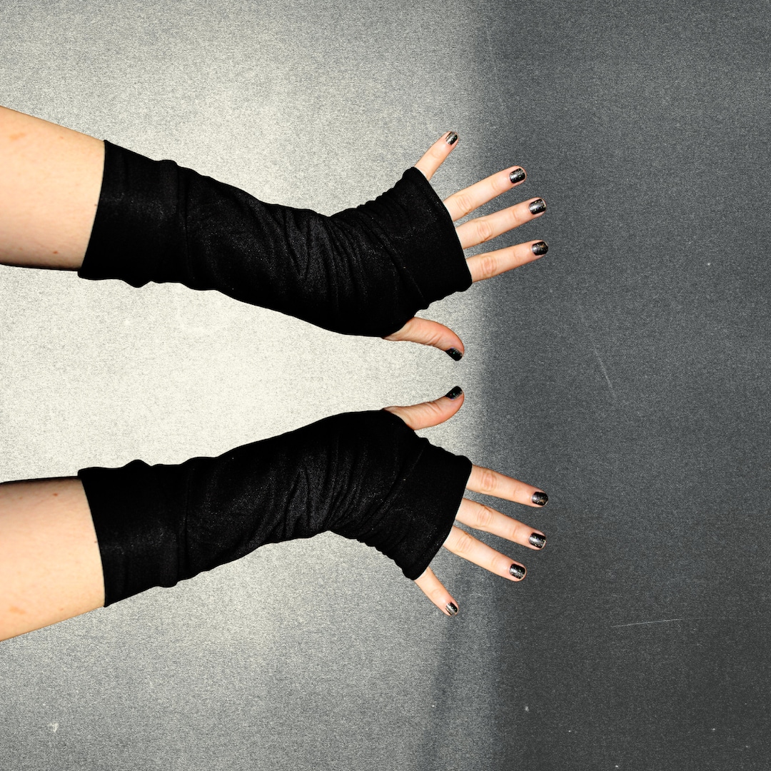 Fire Safe Bamboo Arm Cuffs - Fire Spinning Fingerless Gloves, Handmade ...