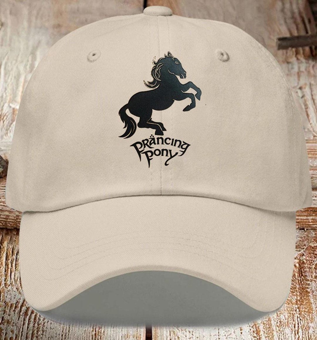 Prancing Pony Cap, Lord of the Rings Inspired Apparel, Funny LOTR Fan ...