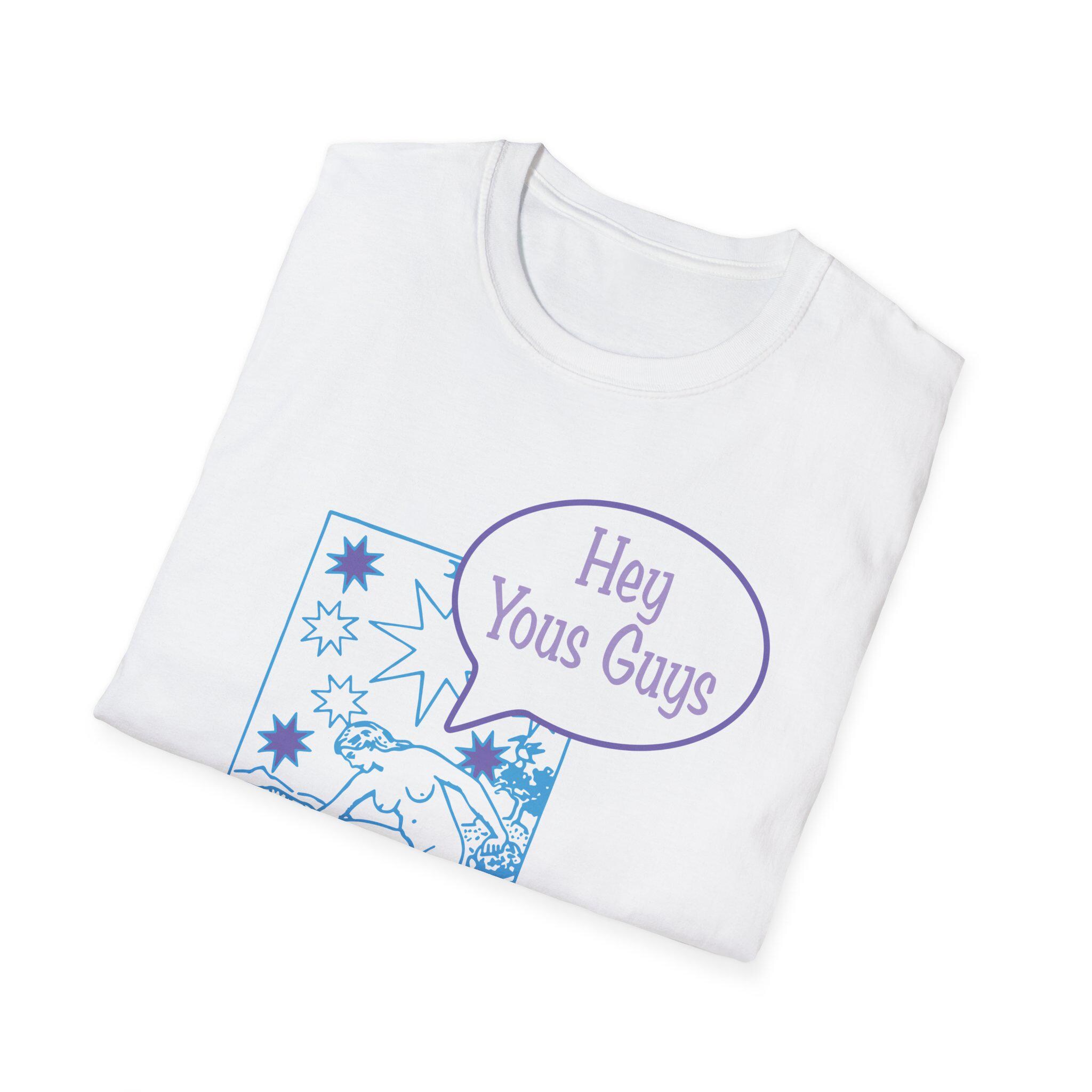 Hey Yous Guys Unisex Softstyle T Shirt Tarot and Healing Vibes - Etsy