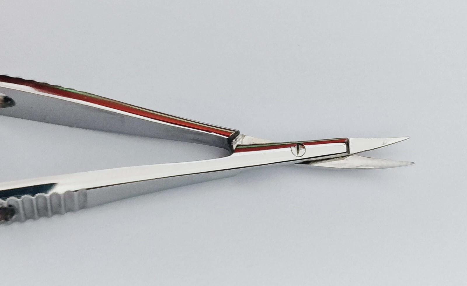 Ophthalmic Conjunctival Micro Scissor Stainless Steel 8mm Blades (re ...