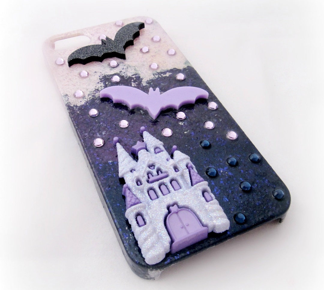 Bat Castle Phone Case, Creepy Cute iPhone Case, Kawaii Spooky ...