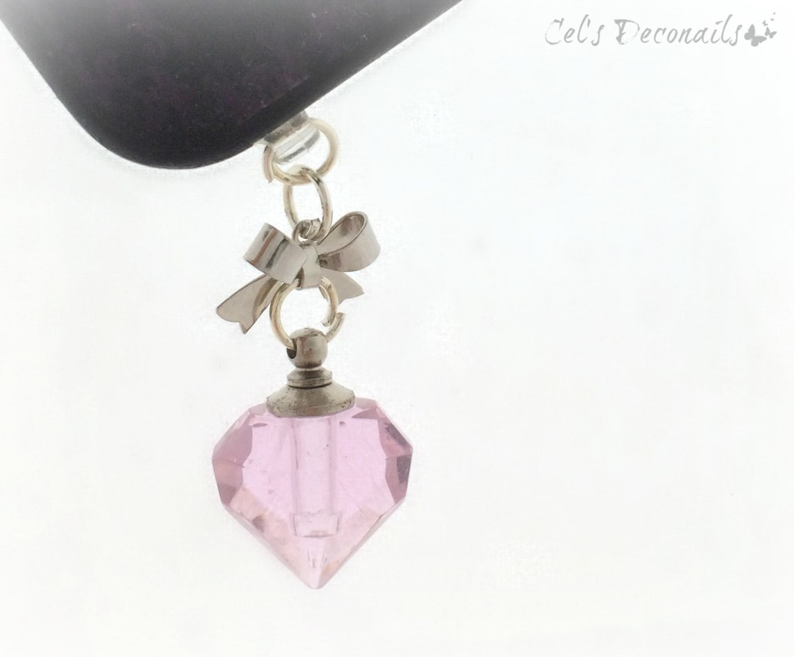 Miniature Perfume Bottle Dust Plug iPhone Smartphone Accessory, Phone ...