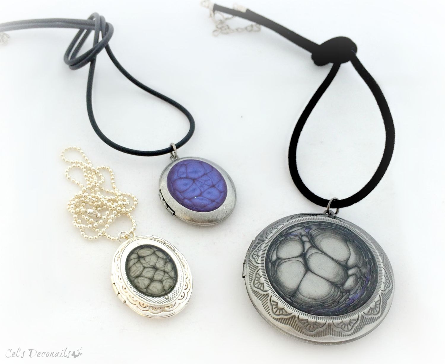 Black Honeycomb Victorian Gothic Locket Steampunk Locket - Etsy