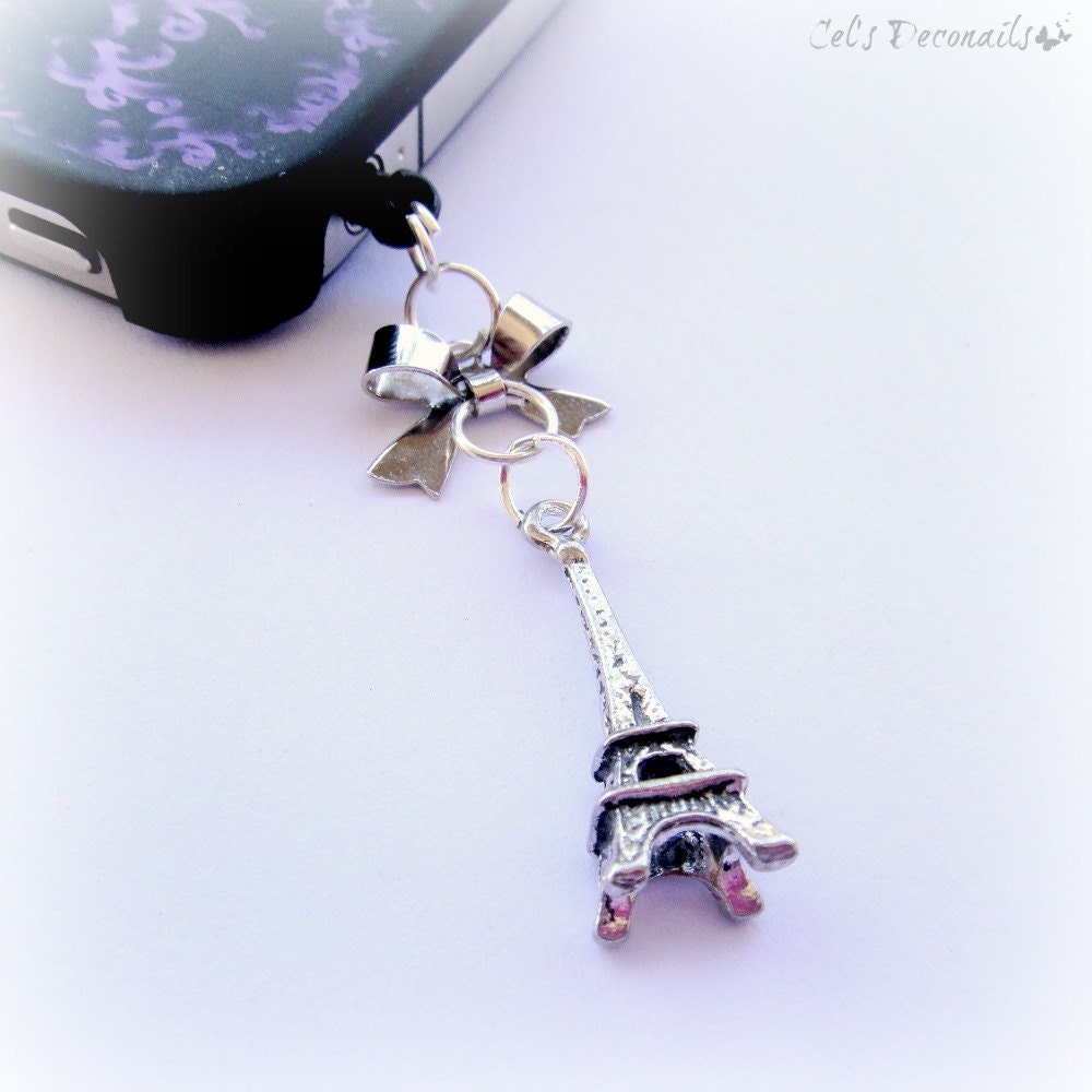 Memories of Paris, Eiffel Tower Earphone Dust Plug, Paris Planner Charm ...