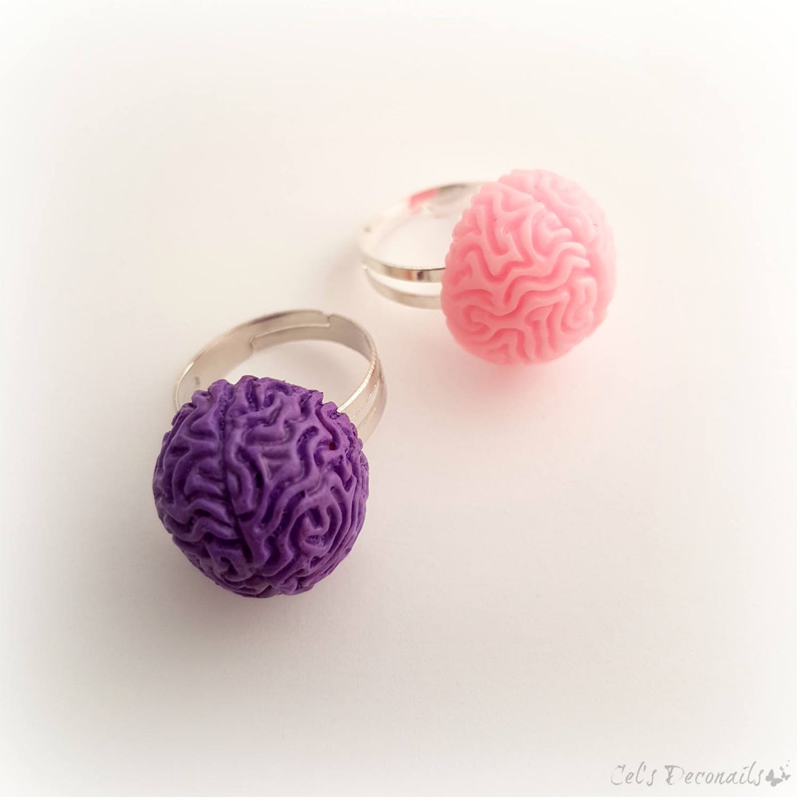 Creepy Cute Brain Ring Pastel Goth Jewelry Spooky Halloween - Etsy