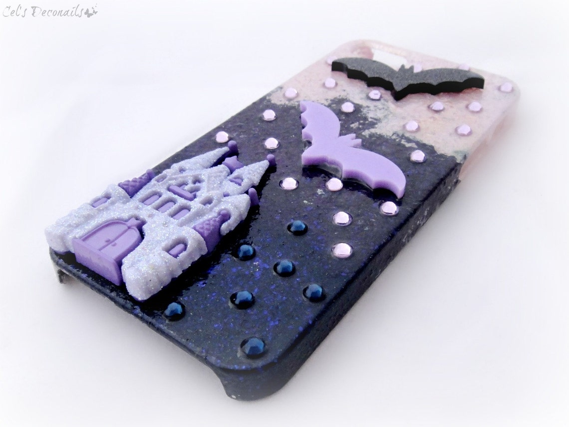 Bat Castle Phone Case, Creepy Cute iPhone Case, Kawaii Spooky ...