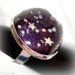Purple Sky Glitter Ring, Universe Space Chunky Statement Ring, Gift for ...