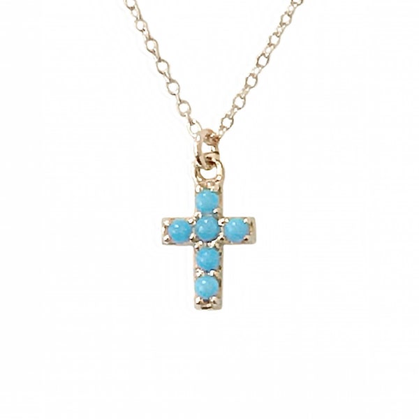 Turquoise Cross - Etsy