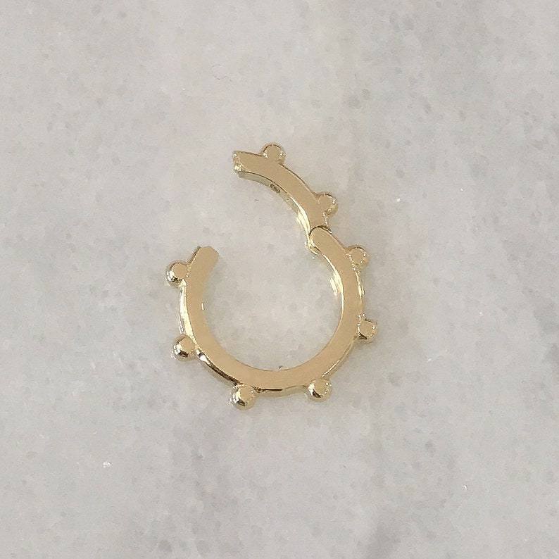 14K Solid Gold Enhancer Round Charm Pendant Lock real 14K - Etsy UK