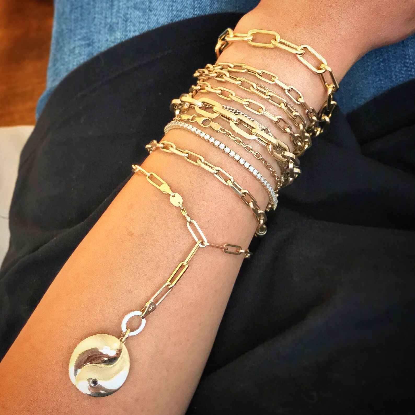 Thick Flat Oval Link 14K Solid Gold Italian Chain Link - Etsy