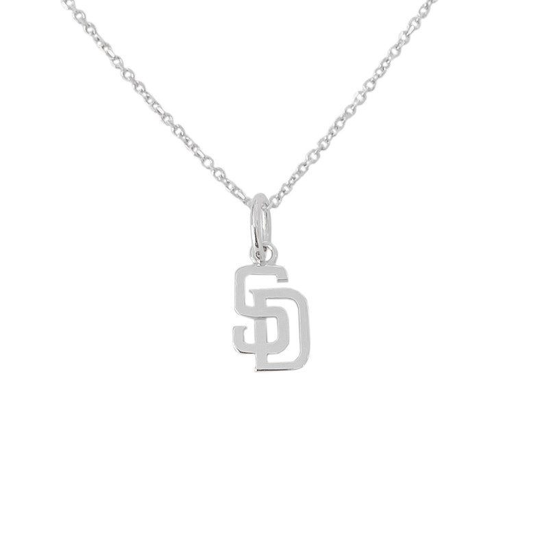 SD Logo 14K Solid Gold Charm Necklace dainty Detailed San - Etsy