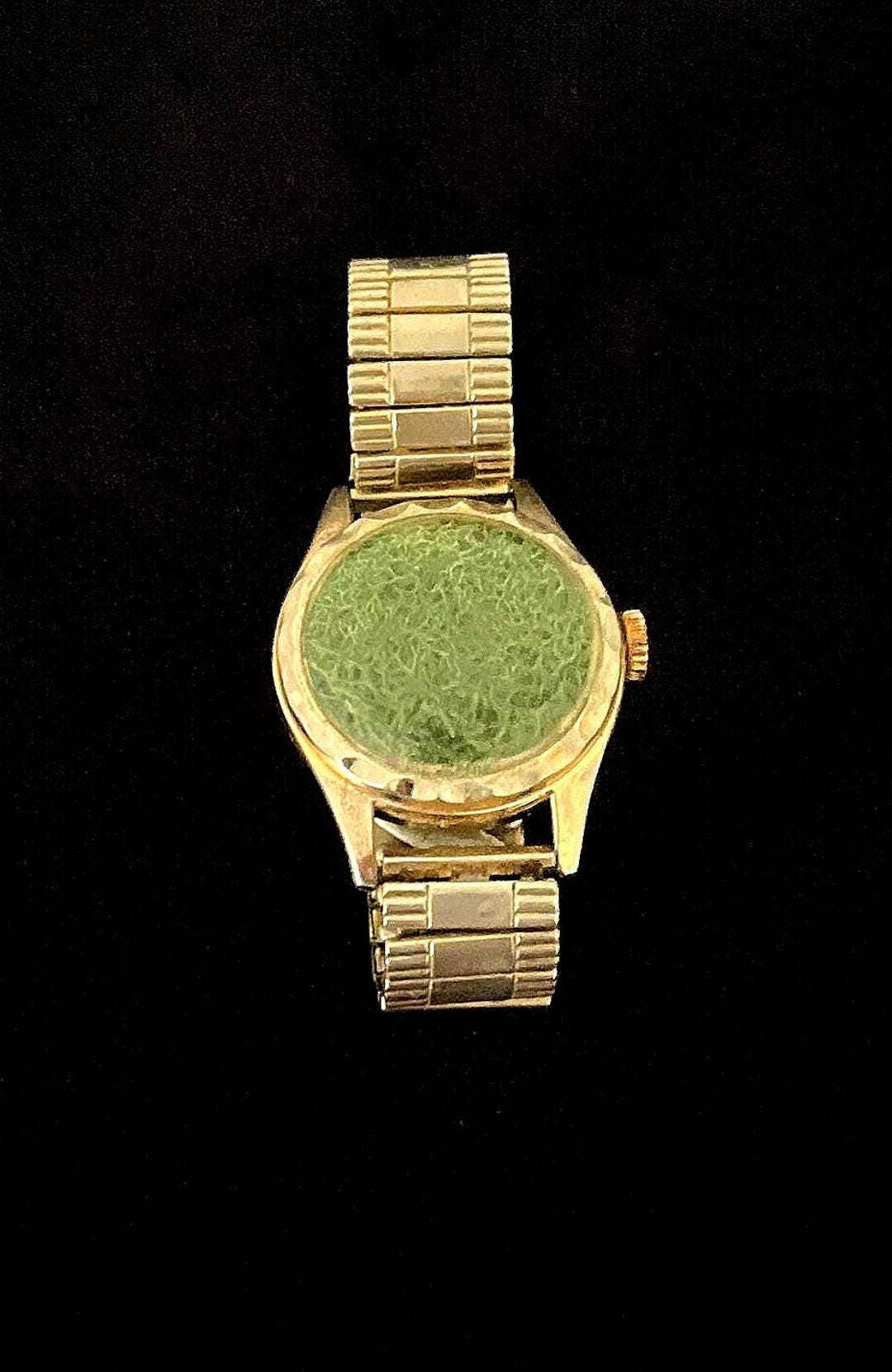 Moss Art Wristwatch: Upcycled Vintage Pewter-colored Nature Watch - Etsy