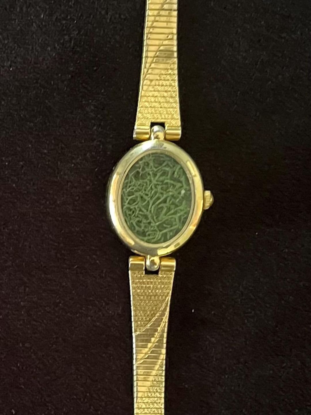 Vintage Moss Art Wristwatch: Upcycled Gold-colored Nature Watch - Etsy