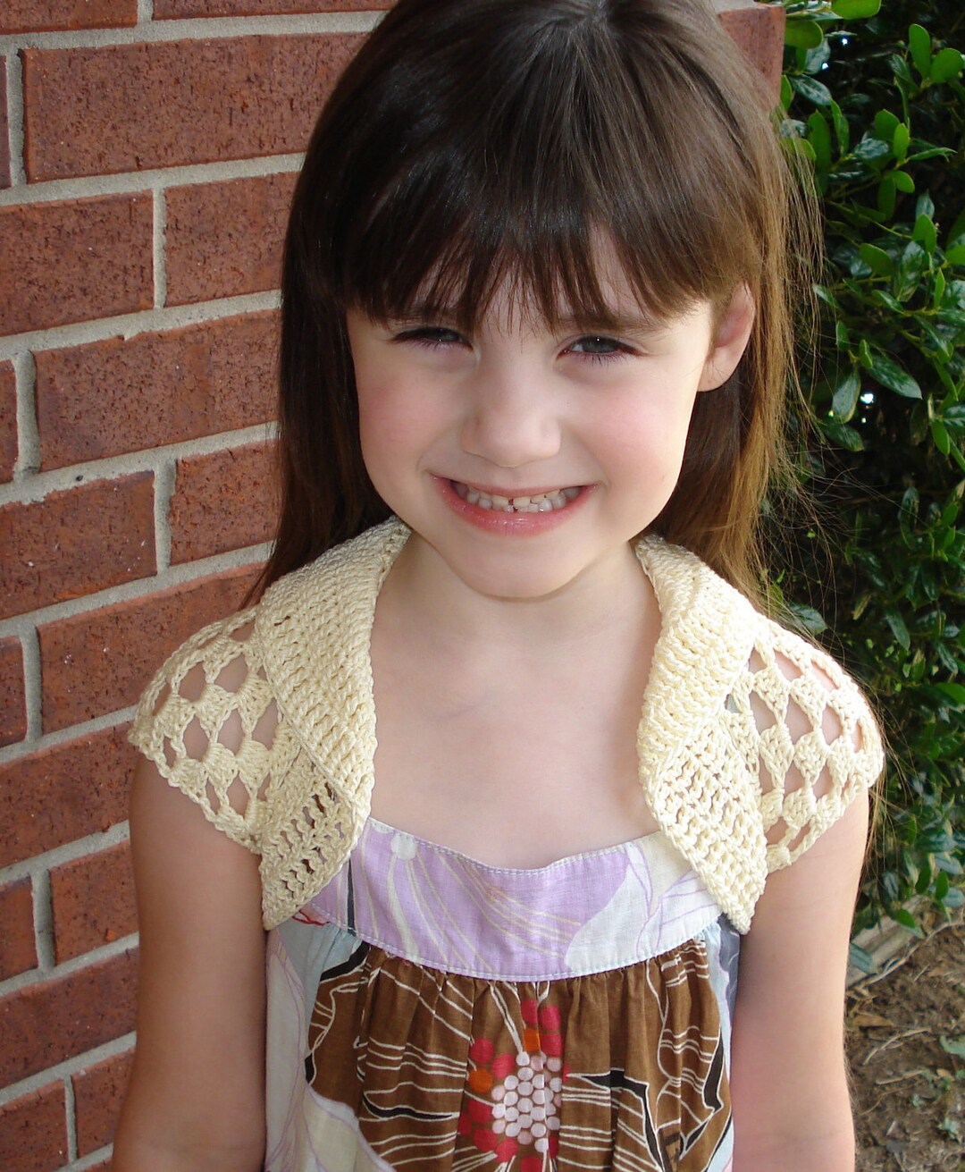 Girl's Summer Shrug Pattern(18mos/2t, 3T/4T, 4/5, 6/7, 7/8) - Etsy