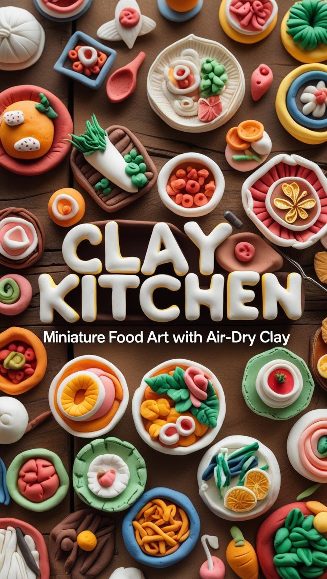 Miniature Food Art Book: Air-dry Clay, Dollhouse Crafts - Etsy
