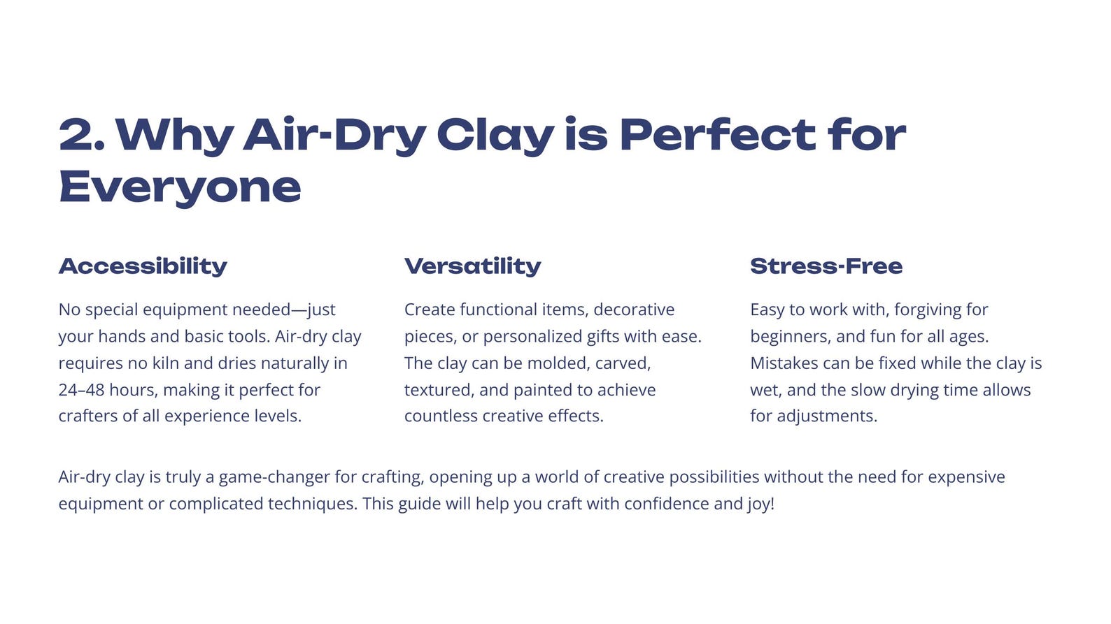 Air Dry Clay Crafts Book: Easy DIY Home Decor Projects - Etsy