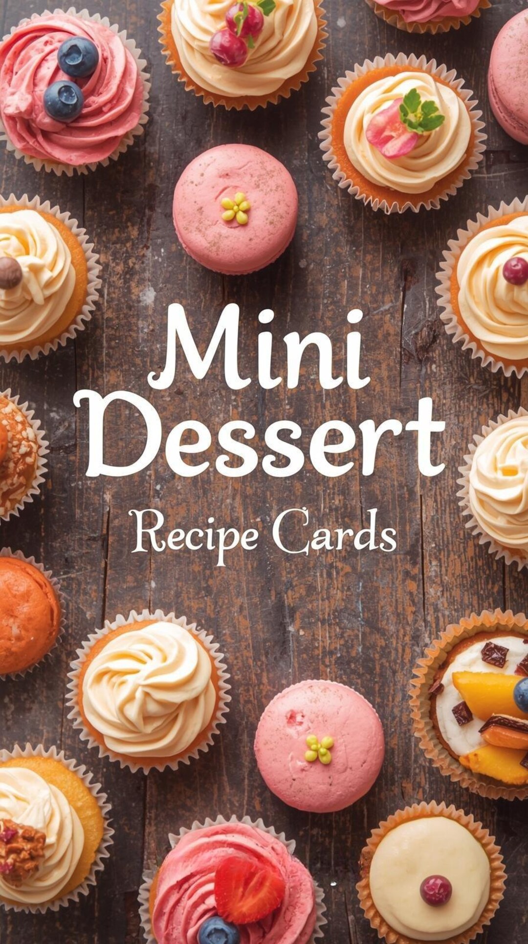 Mini Dessert Recipe Cards Printable Bundle – Cheesecake, Tart & Mousse ...