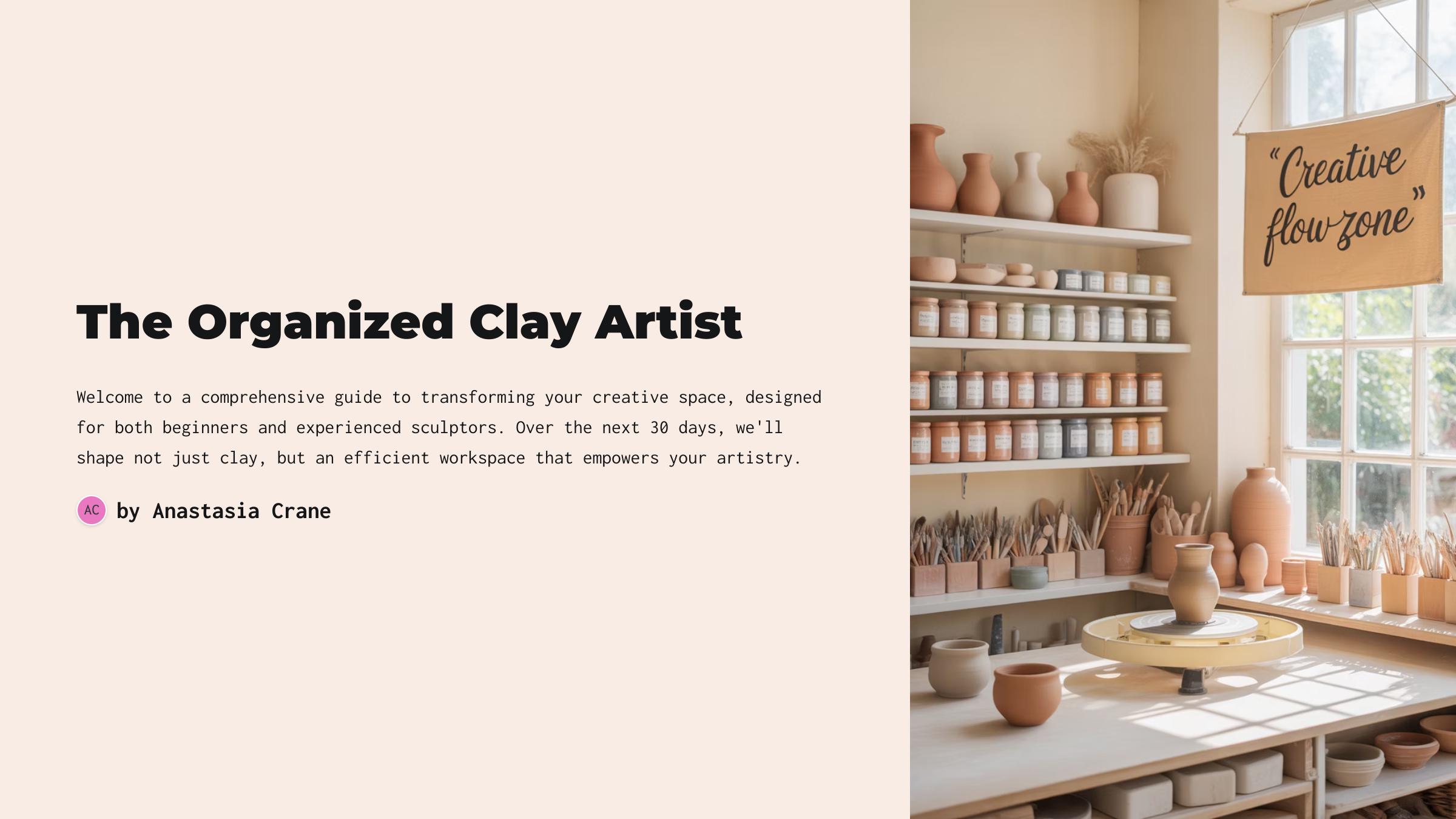 Clay Artist Planner – Project Tracking, Supply List (printable) - Etsy