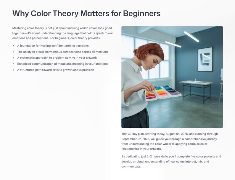 Color Theory Guide for Beginners | Art Techniques (PDF) - Etsy Canada