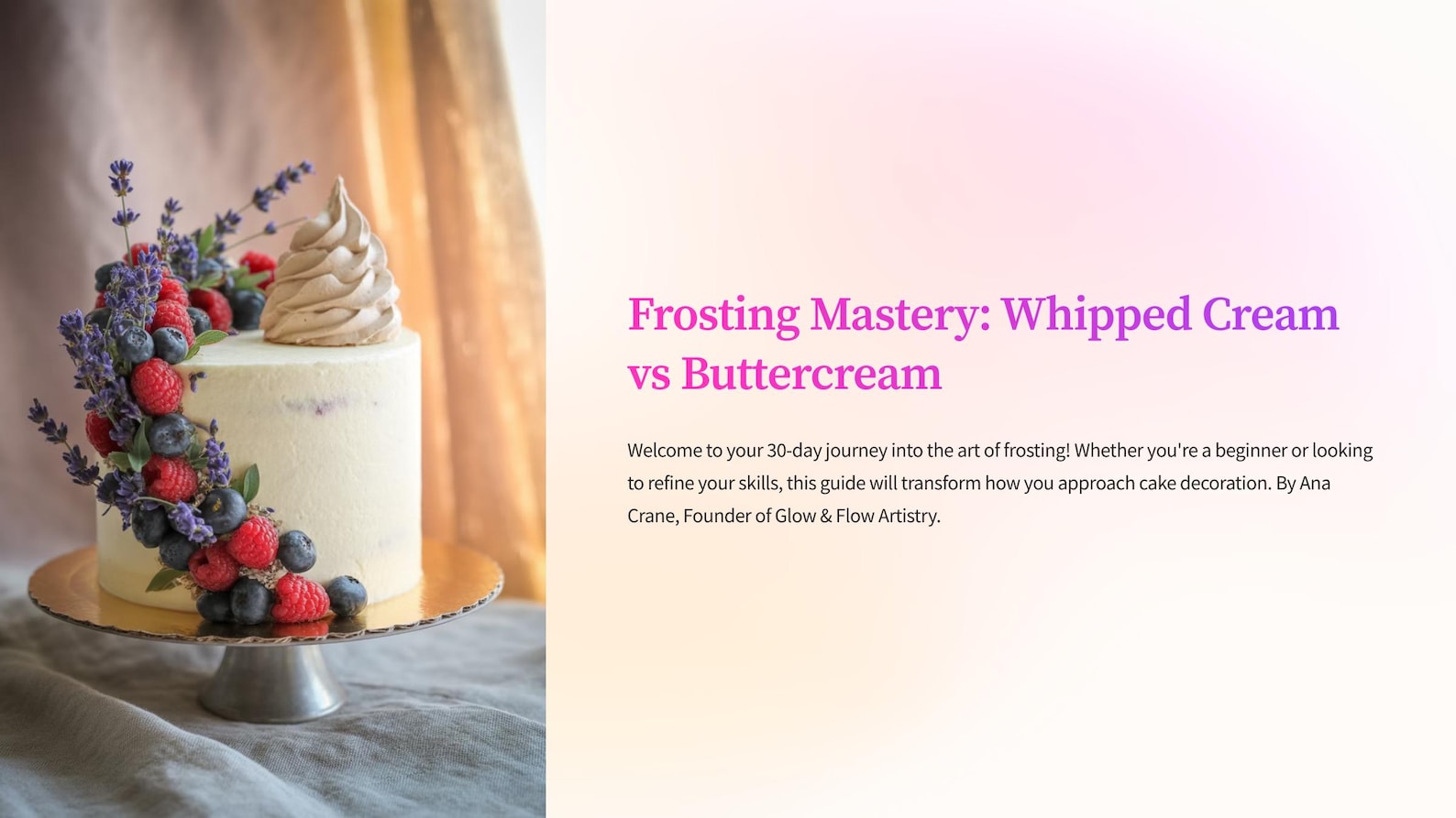 Frosting Comparison Chart – Whipped Cream Vs Buttercream (printable) - Etsy