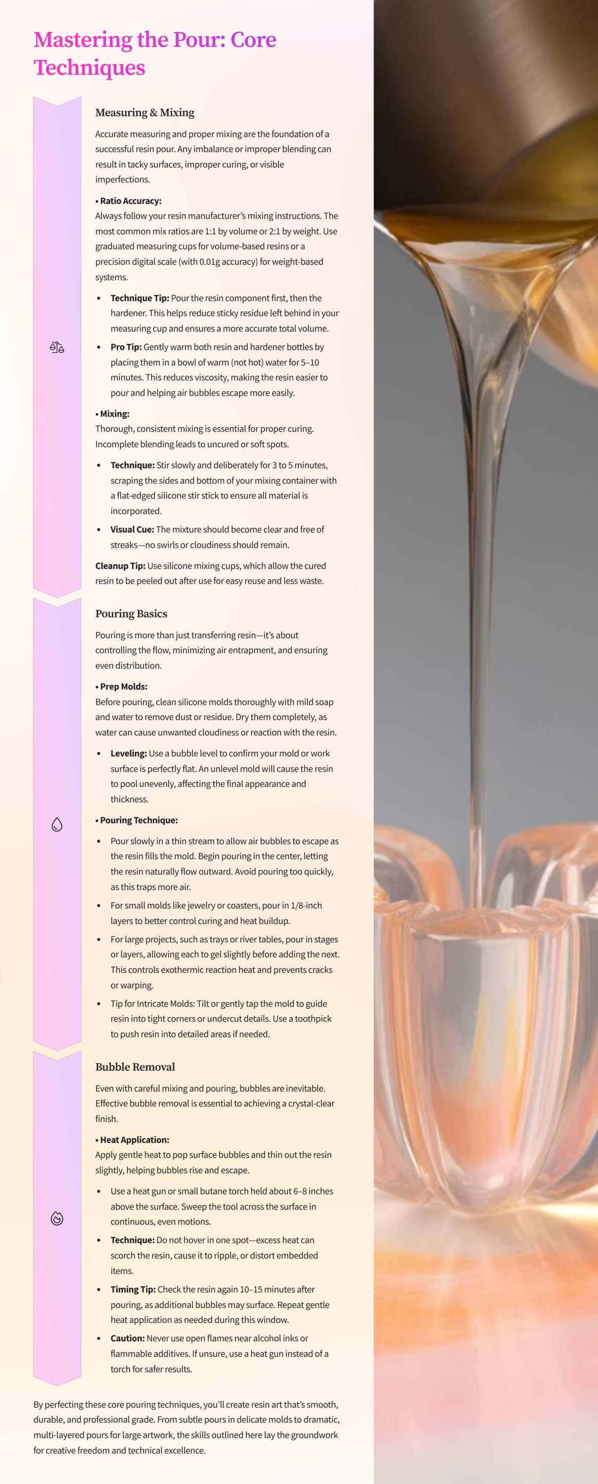 Resin Techniques – Pro Guide for Epoxy Resin Pouring, Layering ...