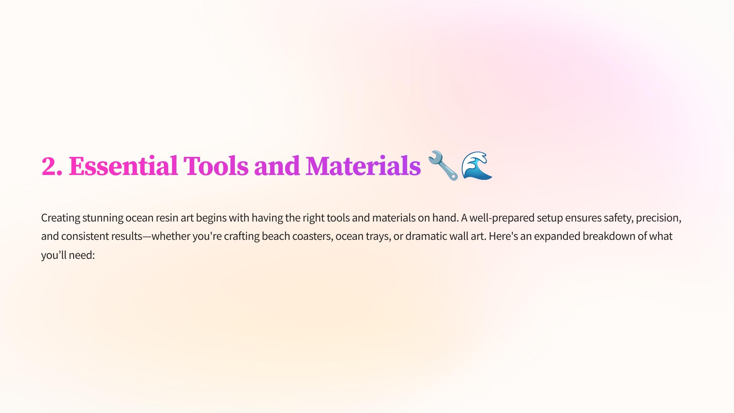 Ocean Resin Art Guide – Create Stunning Waves, Beaches & Coastal Decor Using Epoxy Techniques ...