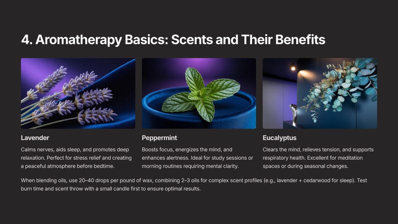 Aromatherapy Candles Book – DIY Essential Oil Blends, Natural Home ...