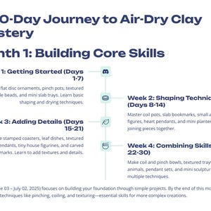 Air Dry Clay Crafts Book: Easy DIY Home Decor Projects - Etsy