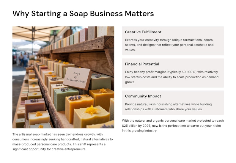 Soap Making Business Guide: Pricing, Branding, Sales (digital Download ...