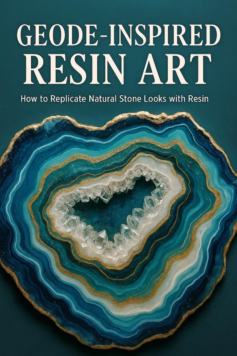 Geode Resin Art Guide – Crystal Coasters, Agate Trays (PDF Pattern ...
