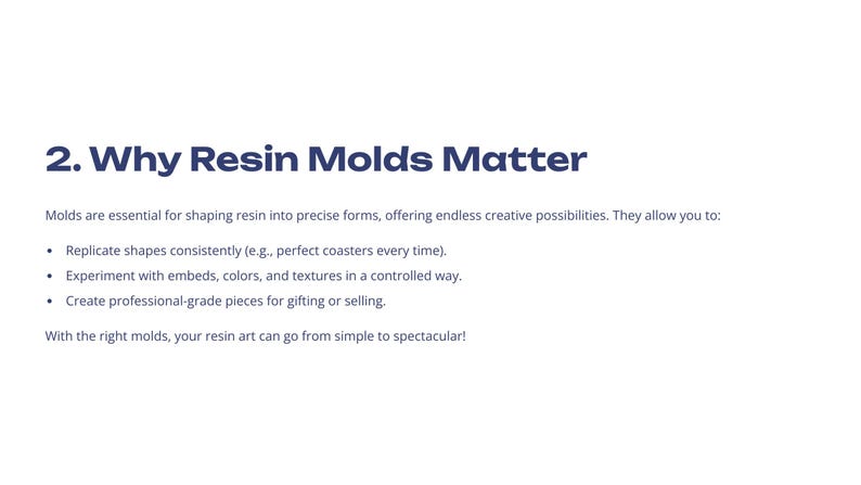 Resin Art Book – Creative Projects With Silicone Molds - Etsy