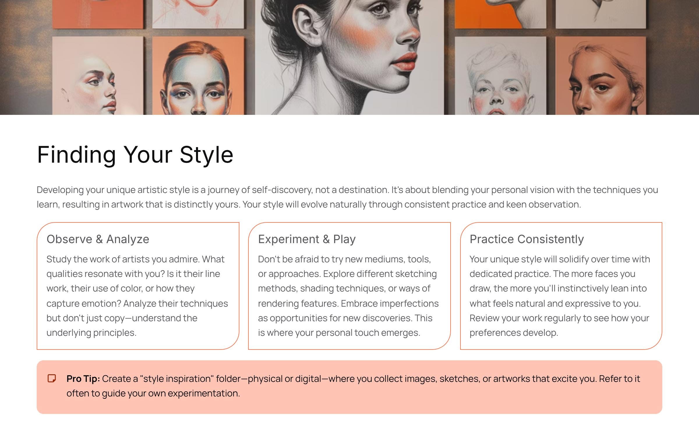 How to Draw Faces – Beginner's Sketching Workbook - Etsy