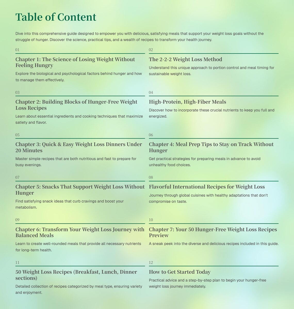 Low Carb Recipe Book – Low-carb Living, 50 Filling Recipes for Weight ...