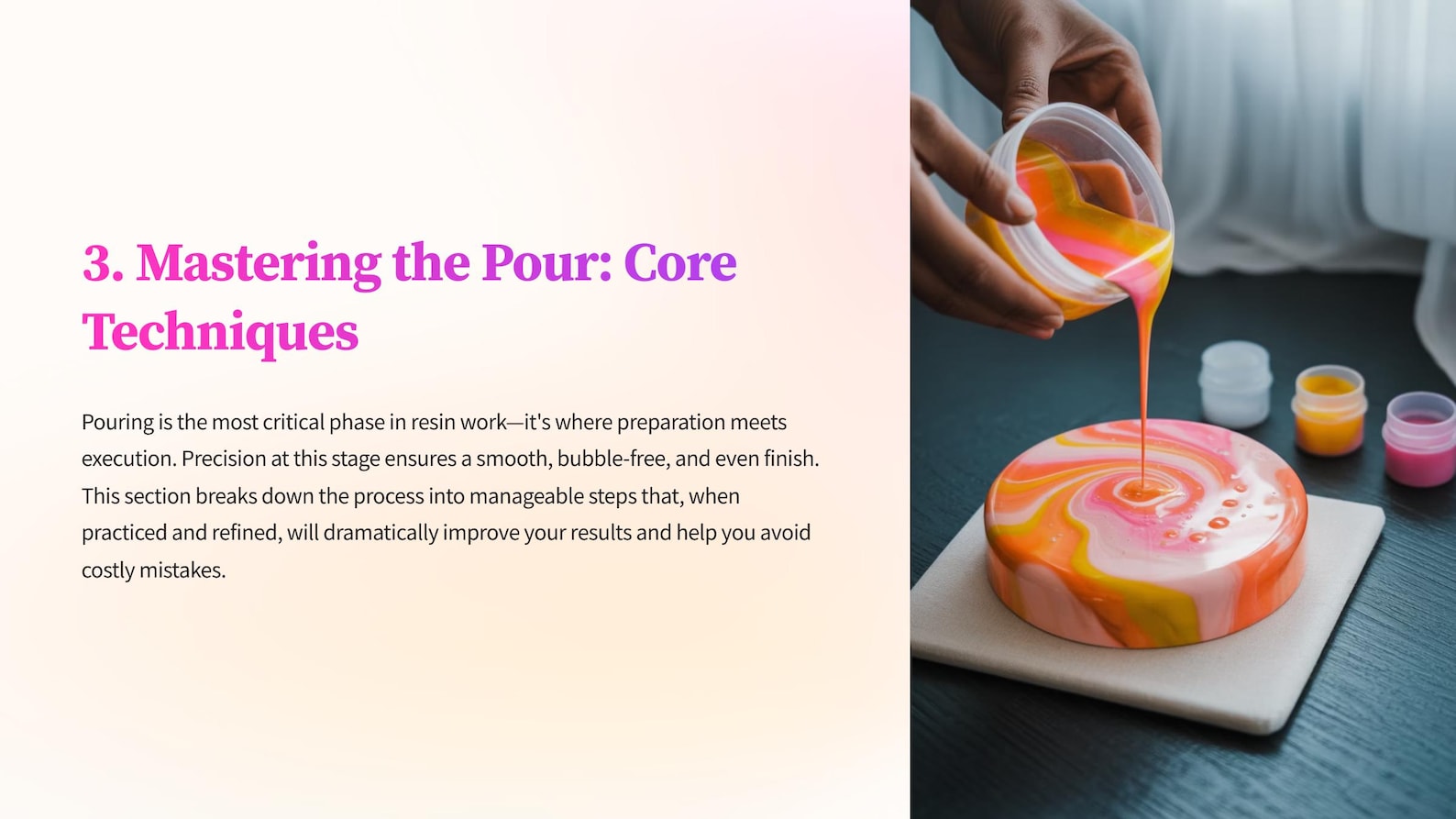 Resin Techniques – Pro Guide for Epoxy Resin Pouring, Layering ...