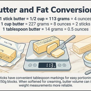 Printable Baking Conversion Charts – Cups to Grams, Ounces, Fahrenheit ...