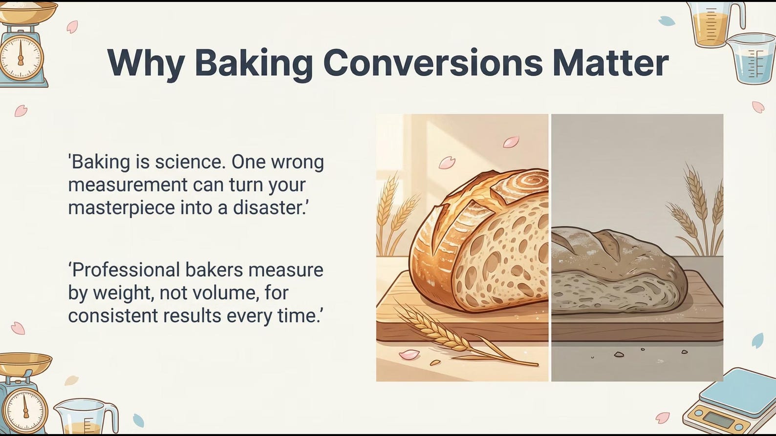 Printable Baking Conversion Charts – Cups to Grams, Ounces, Fahrenheit ...