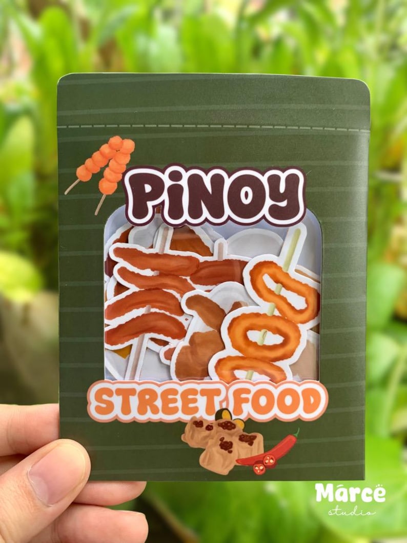 Pinoy Street Foods Digital Stickers Instant Download - Etsy