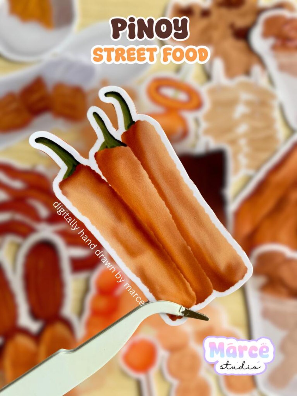 Pinoy Street Foods Digital Stickers Instant Download - Etsy