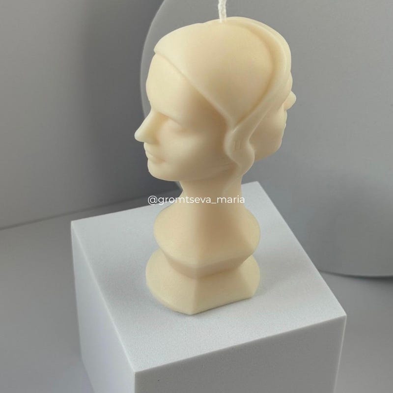 Bust Candle - Etsy