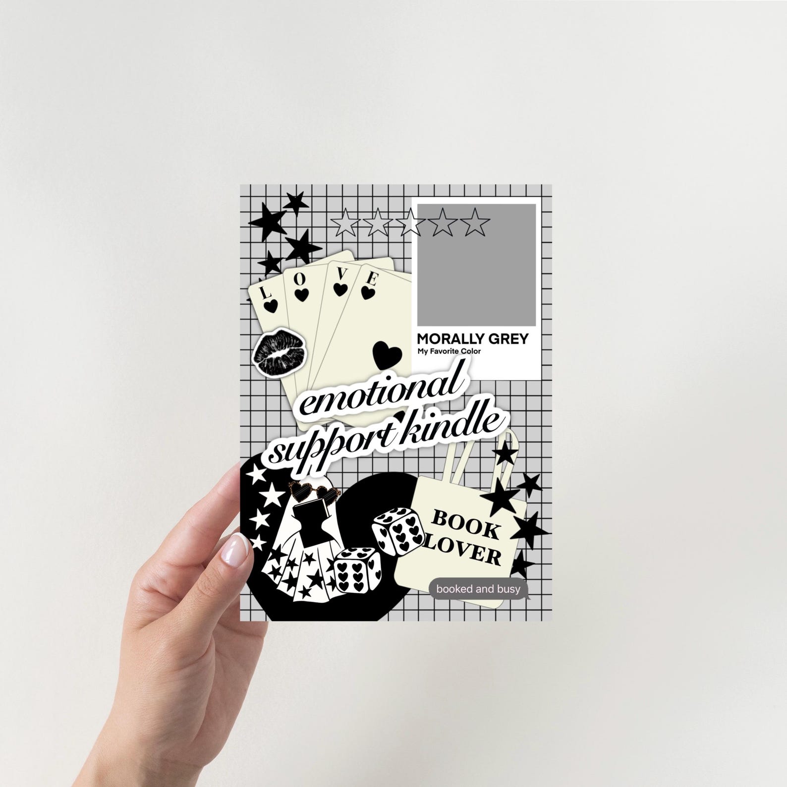 Kindle Insert for Clear Case - Printable Bookish Design for Kindle ...