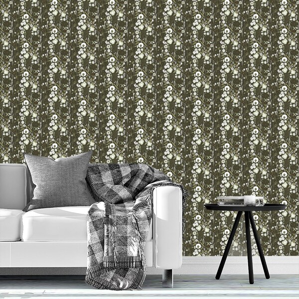 Dark Green Wallpaper - Etsy