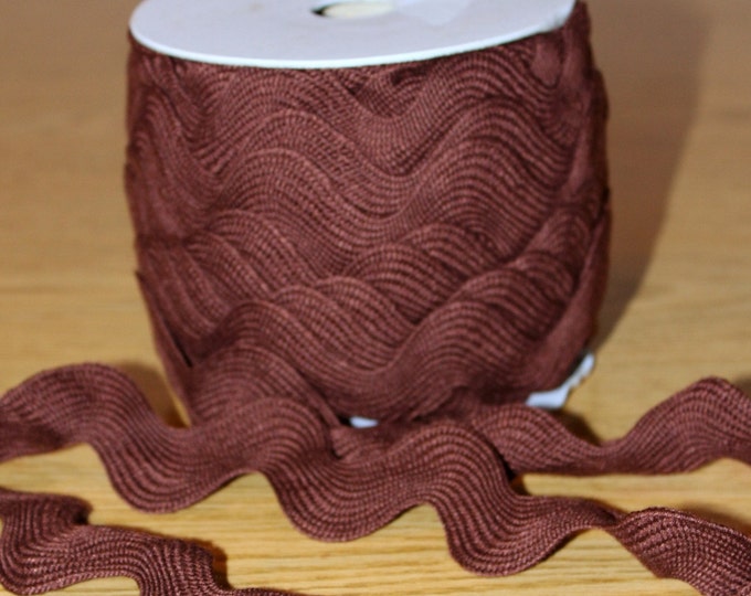 Jumbo Ric Rac in Chocolate Brown, 1 Yard - Etsy