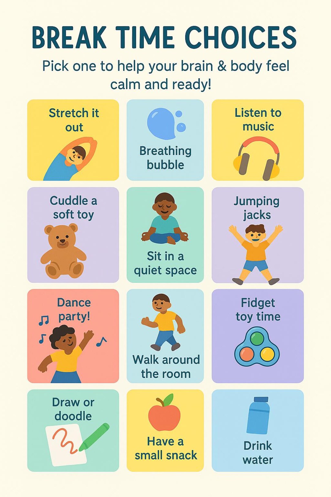 SEN Homewotk Toolkit [printable Visual Schedule + Daily Task Tracker - Etsy