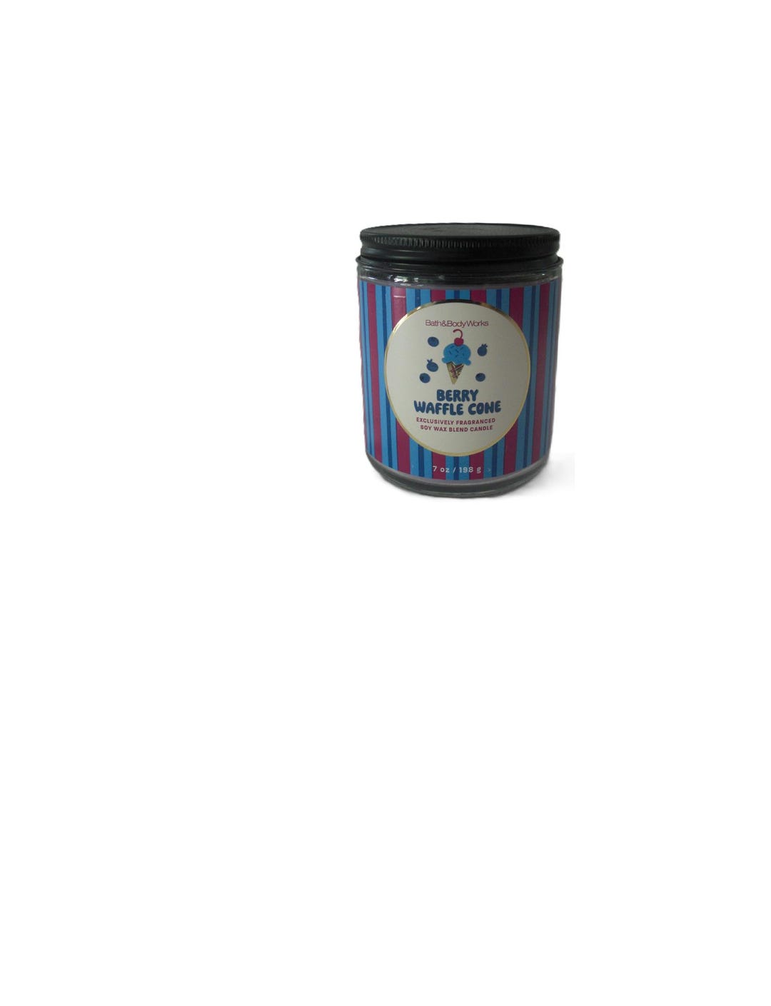 Bath and Body Works Berry Waffle Cone Single Wick Soy Blend Candle - Etsy