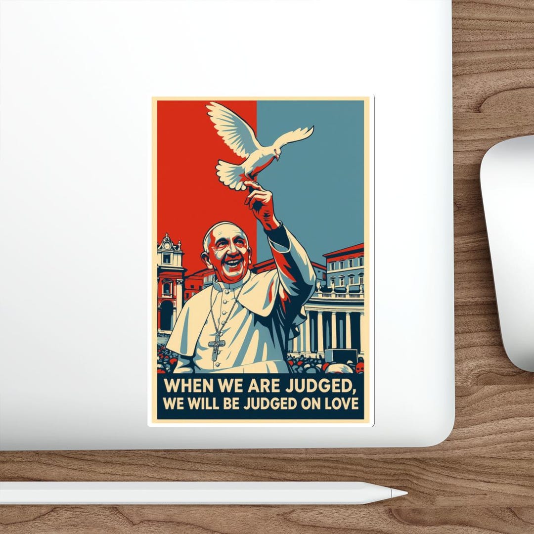 Pope Francis Die-cut Stickers - Perfect for Faith Lovers, Journals ...