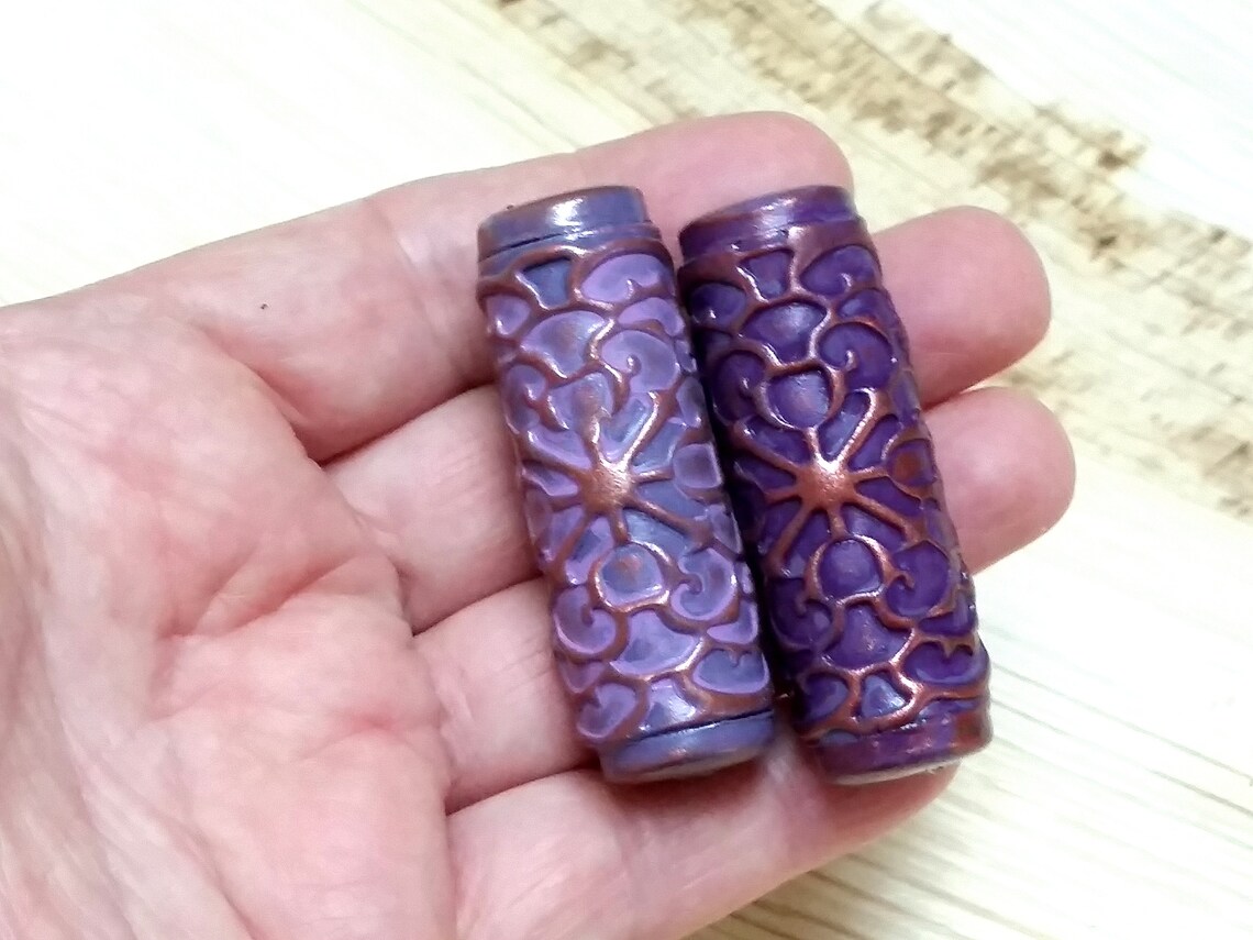 Polymer Clay Tutorial Learn How to Make Textured and Hollow - Etsy